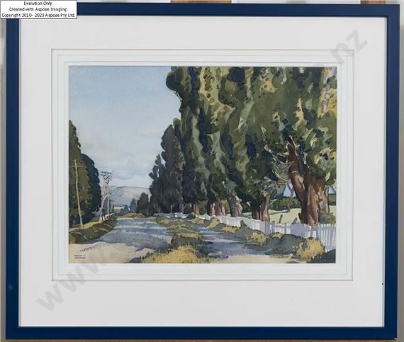 Colin Vernon Wheeler | Tree lined Lane | MutualArt