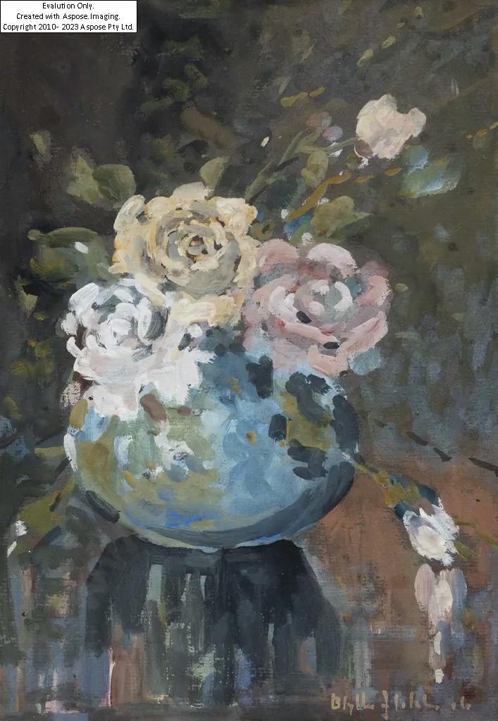 Blythe Fletcher | Still Life With Roses | MutualArt
