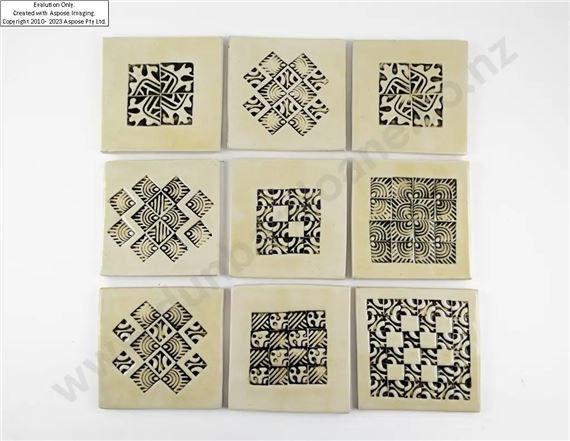 Theo Janssen | Twelve Steven Schofield after Theo Janssen Tiles | MutualArt