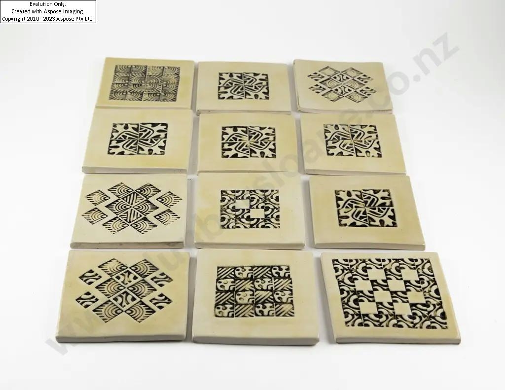 Theo Janssen | Twelve Steven Schofield after Theo Janssen Tiles | MutualArt