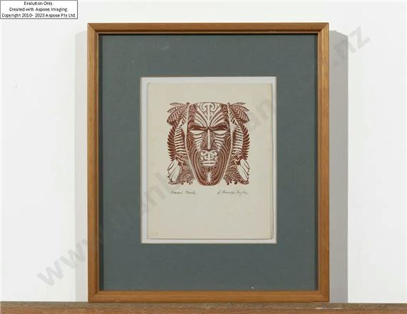 E. Mervyn Taylor | Māori Mask (1955) | MutualArt