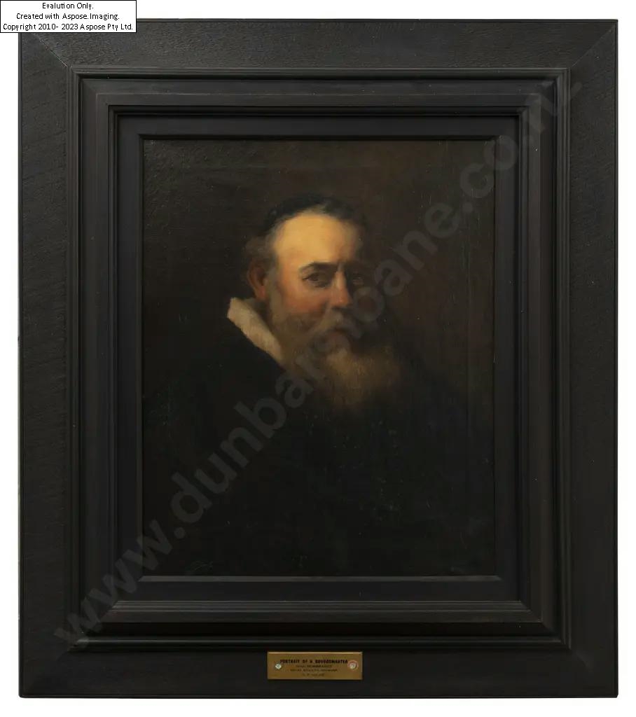 Charles Frederick Goldie | Portrait of a Bourgomaster (1895) | MutualArt