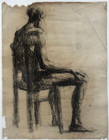 Halliday | seated man (8) | MutualArt