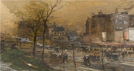 Eugene Louis Gillot | Boulevard in Paris | MutualArt
