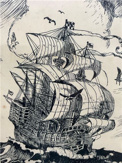 Harold Nelson | Tumultuous Waters | MutualArt