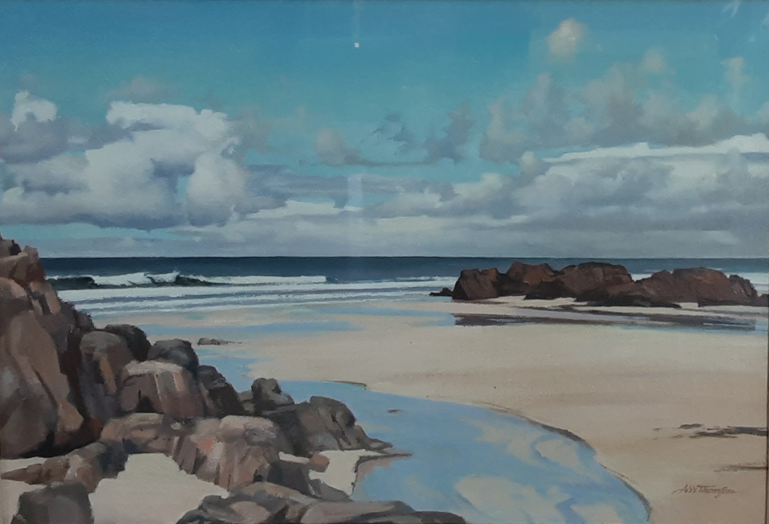 Alastair W. Thomson | BREAKING WAVES, BALLEVULLIN | MutualArt