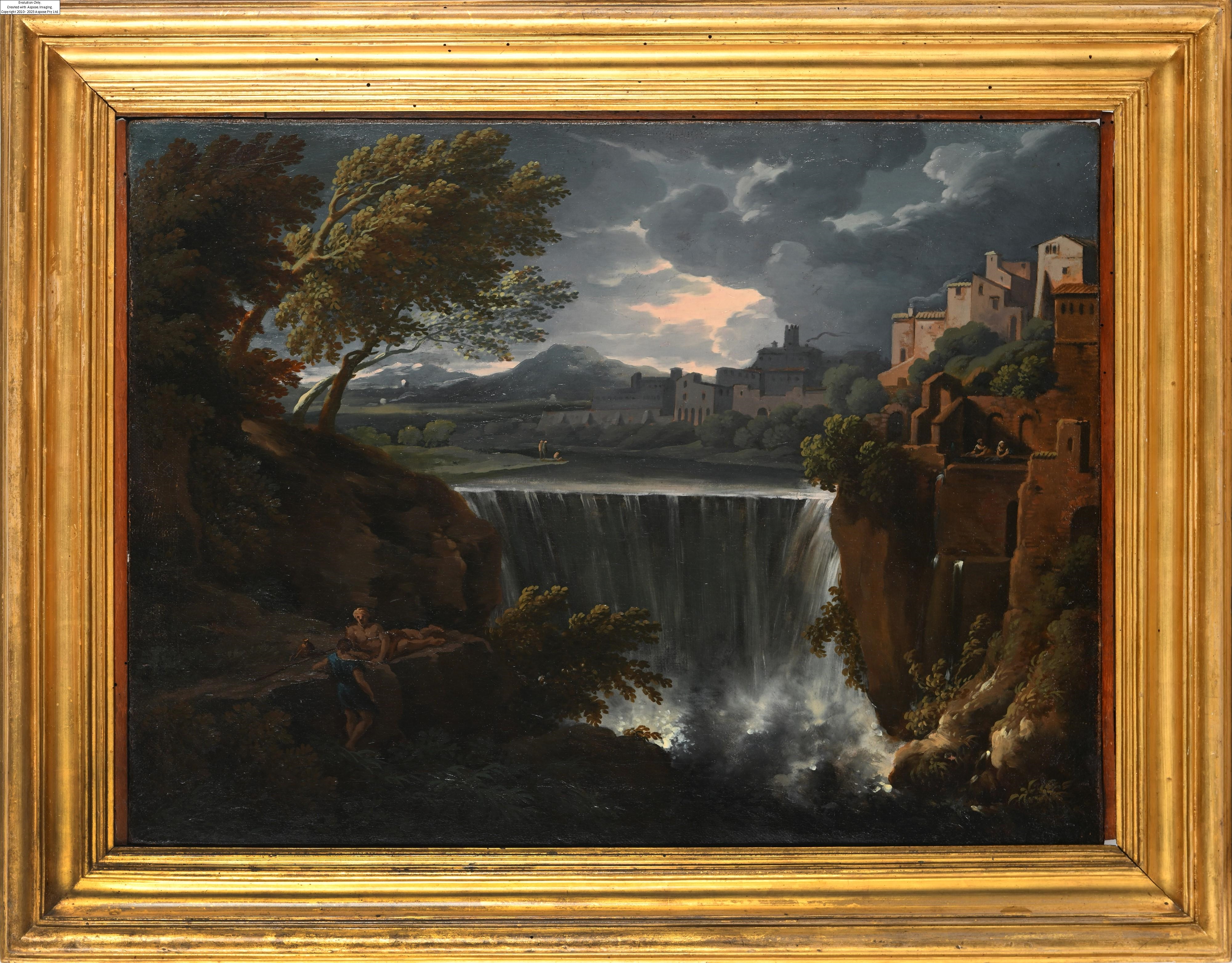 Jan Bloemen | Veduta con le cascate di Tivoli | MutualArt