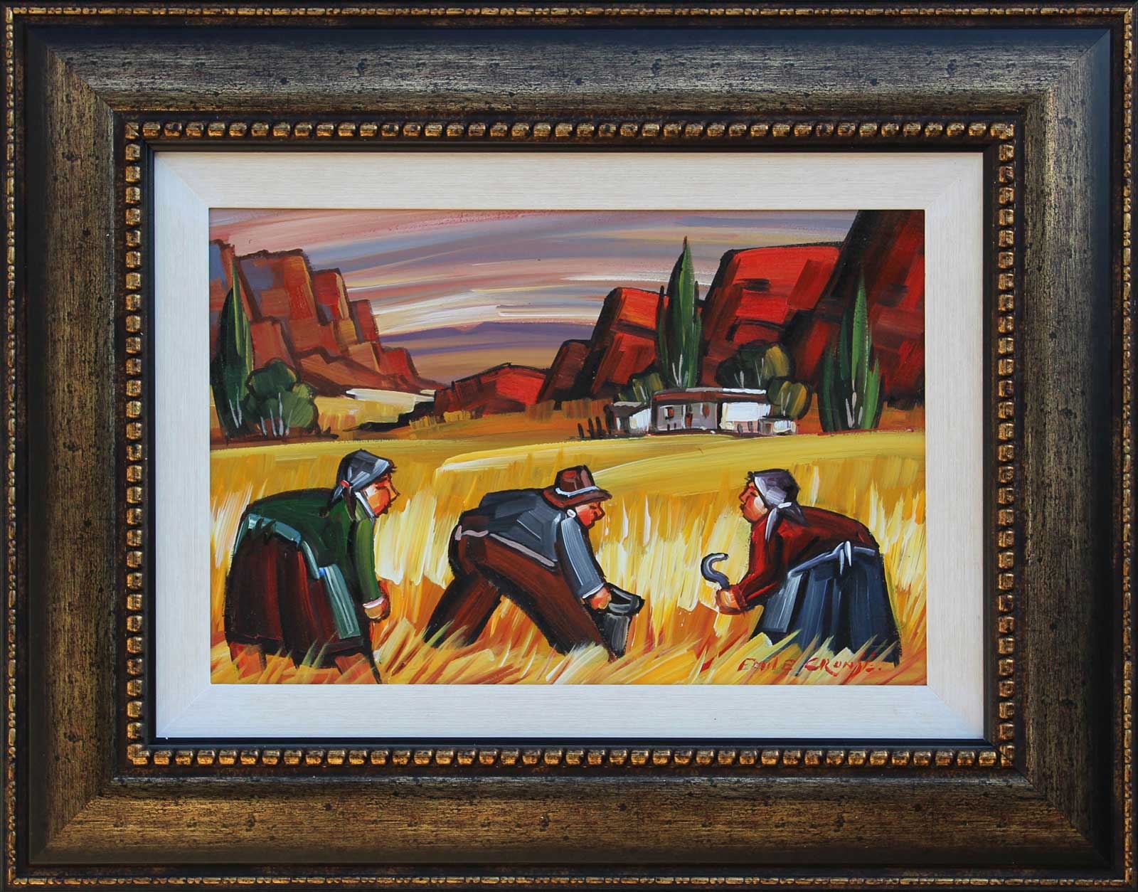 Emile Cronje | EMILE CRONJE - Harvesters (1967) | MutualArt