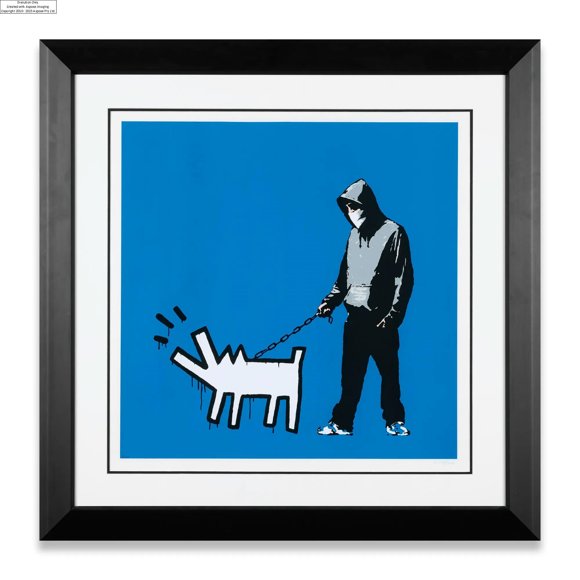 Banksy | Choose Your Weapon (Blue | MutualArt