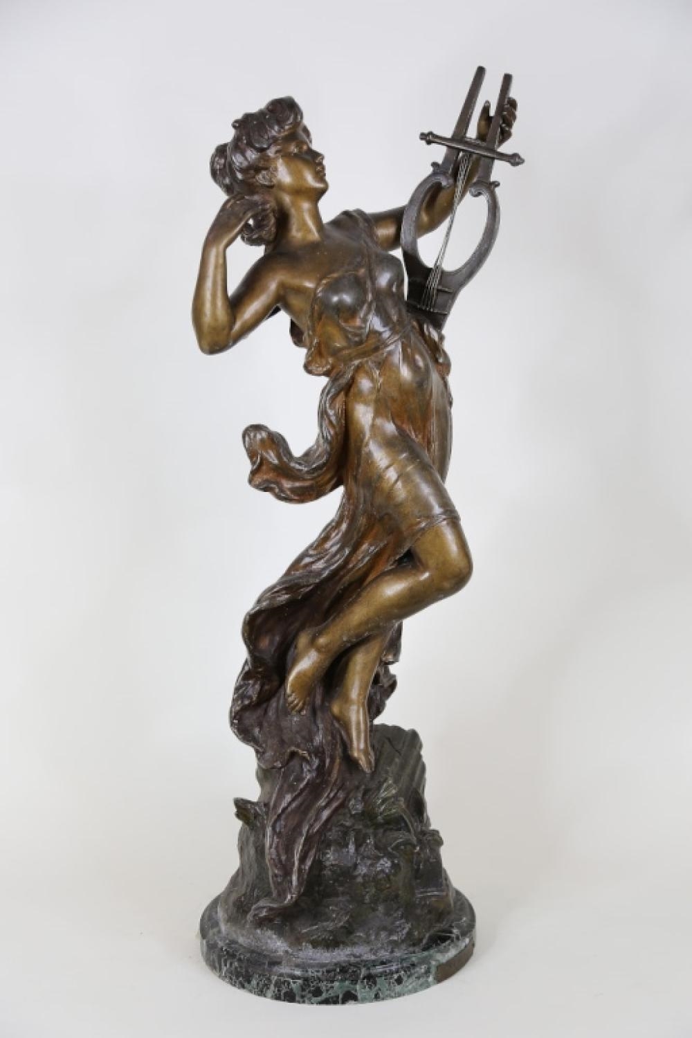 French School, 19th Century | A good tall spelter figure depicting the ...