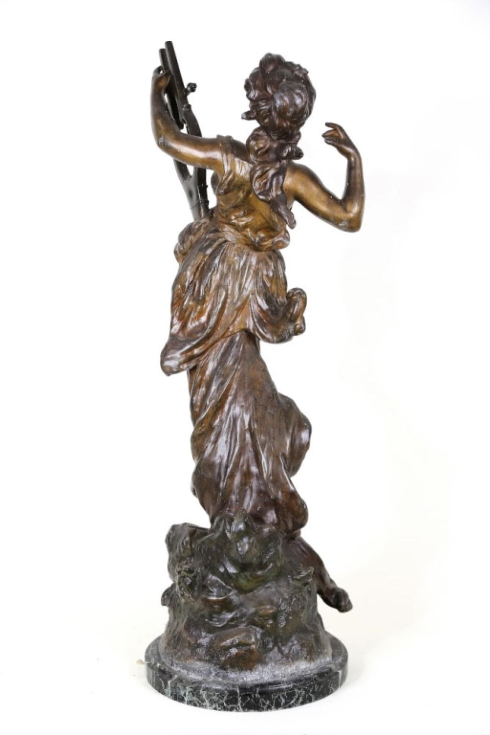 French School, 19th Century | A good tall spelter figure depicting the ...