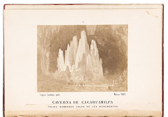 Eugenio Landesio | Escursion a la caverna de Cacahuamilpa y ascension ...