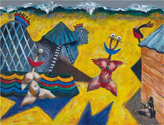 Albert Tucker | Luna Park 1987 (1987) | MutualArt