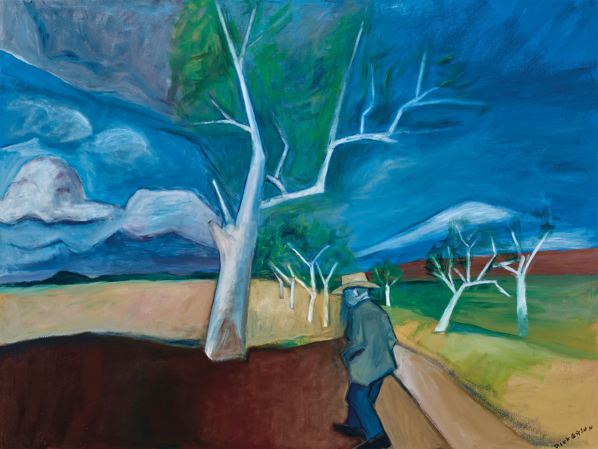 Robert Dickerson | Man Walking (Shoalhaven) 1998 (1998) | MutualArt