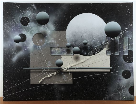 Josef Kugler | Josef Kugler Celestial Abstract Painting | MutualArt