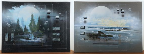 Josef Kugler | Josef Kugler Large Celestial Landscapes | MutualArt