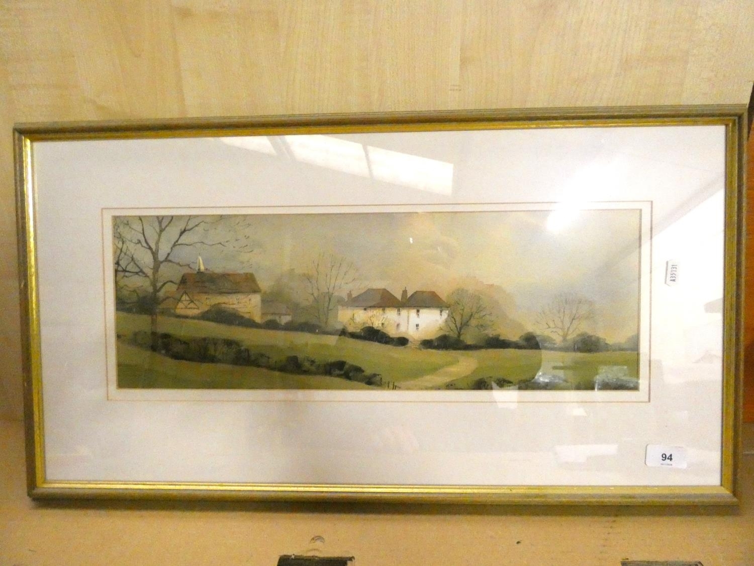 Tim Nash | Modern Tim Nash watercolour landscape | MutualArt