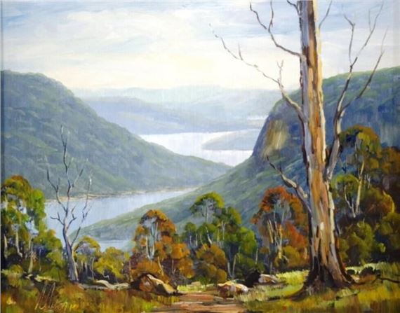 Ronald Peters | Valley Landscape | MutualArt