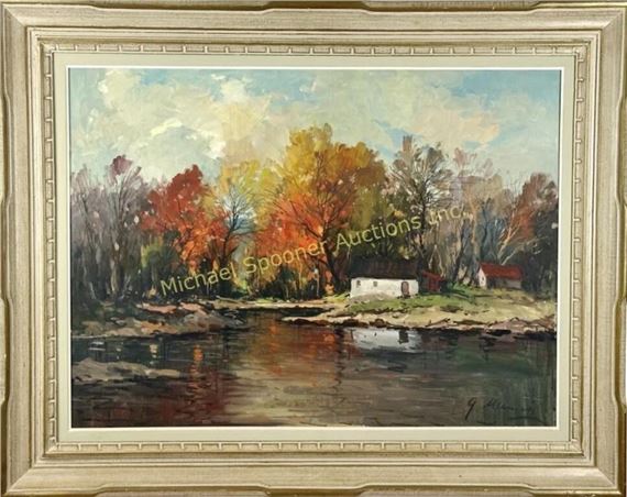Geza Gordon Marich | HUNGARIAN/ CANADIAN (1913-1985) UNTITLED - AUTUMN ...