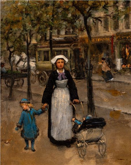 Pierre Outin | Kindermädchen in Paris (2024) | MutualArt