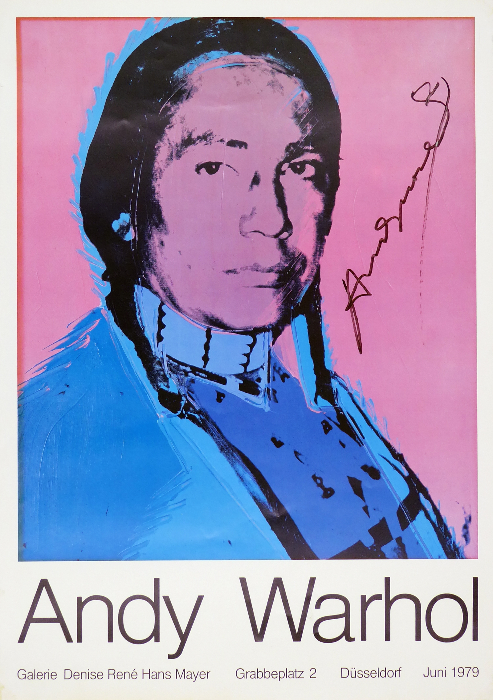 Andy Warhol | American Indian (Russell Means (1979) | MutualArt