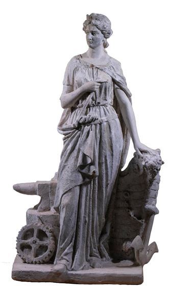 Daniel Chester French | PLASTER MODEL 1885 CHICAGO BOARD OF TRADE ...