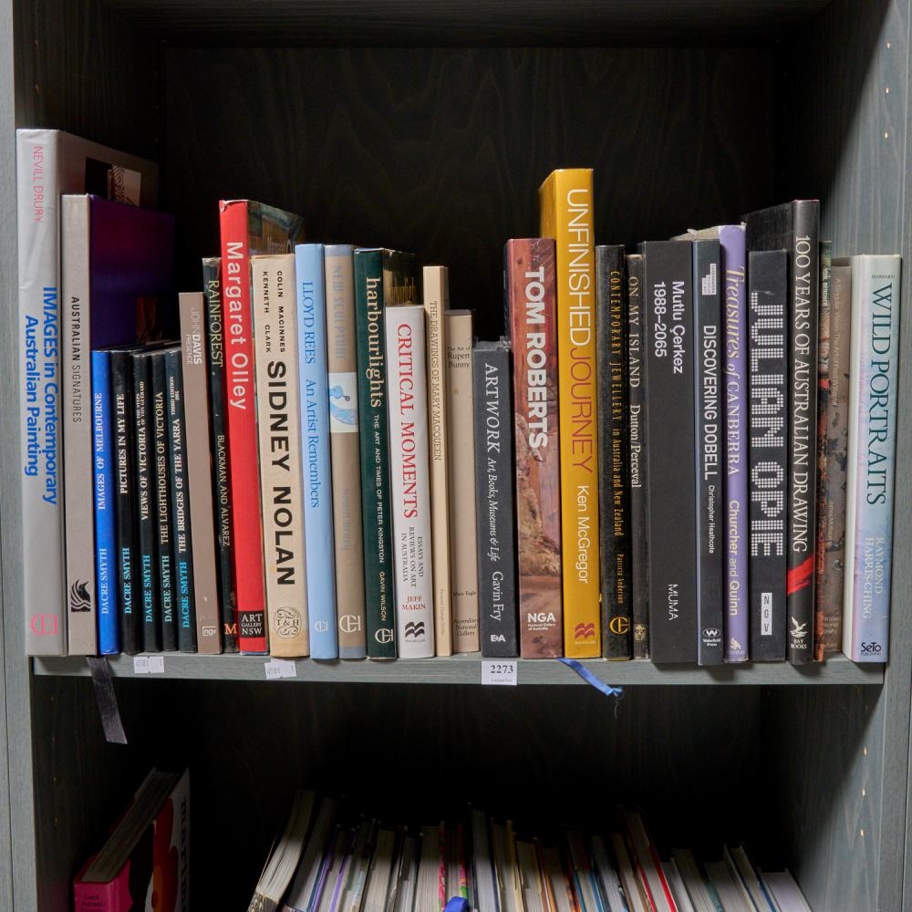 Lloyd Rees | A SHELF OF AUSTRALIAN ART REFERENCE INCLUDING DUTTON ...