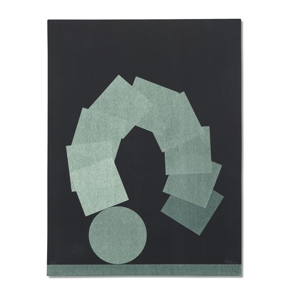 Pol Bury | 9 carrés sur un disques, 1978 (1978) | MutualArt