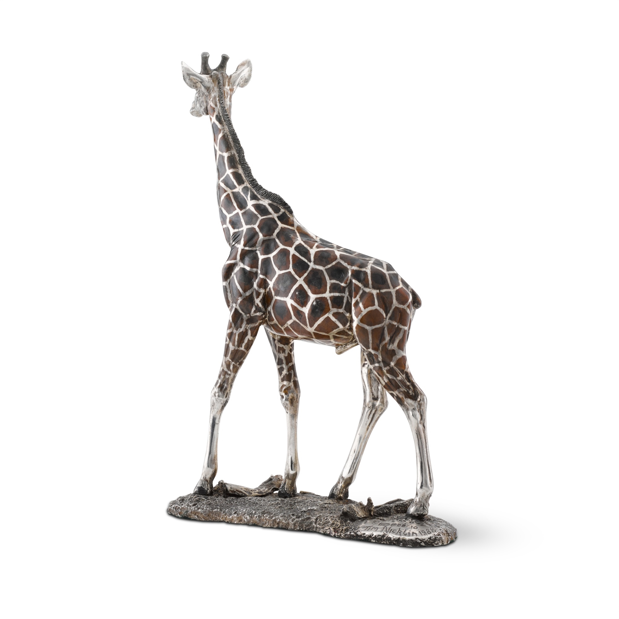 Tim Nicklin | A large silver model of a giraffe, Tim Nicklin, London ...