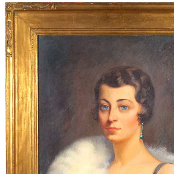Childe Hassam | Portrait in a Hassam-style frame (1932) | MutualArt