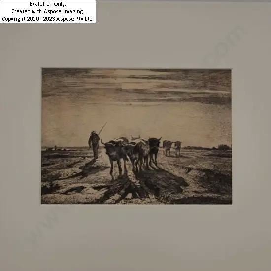 Unknown | Drover and Cattle | MutualArt