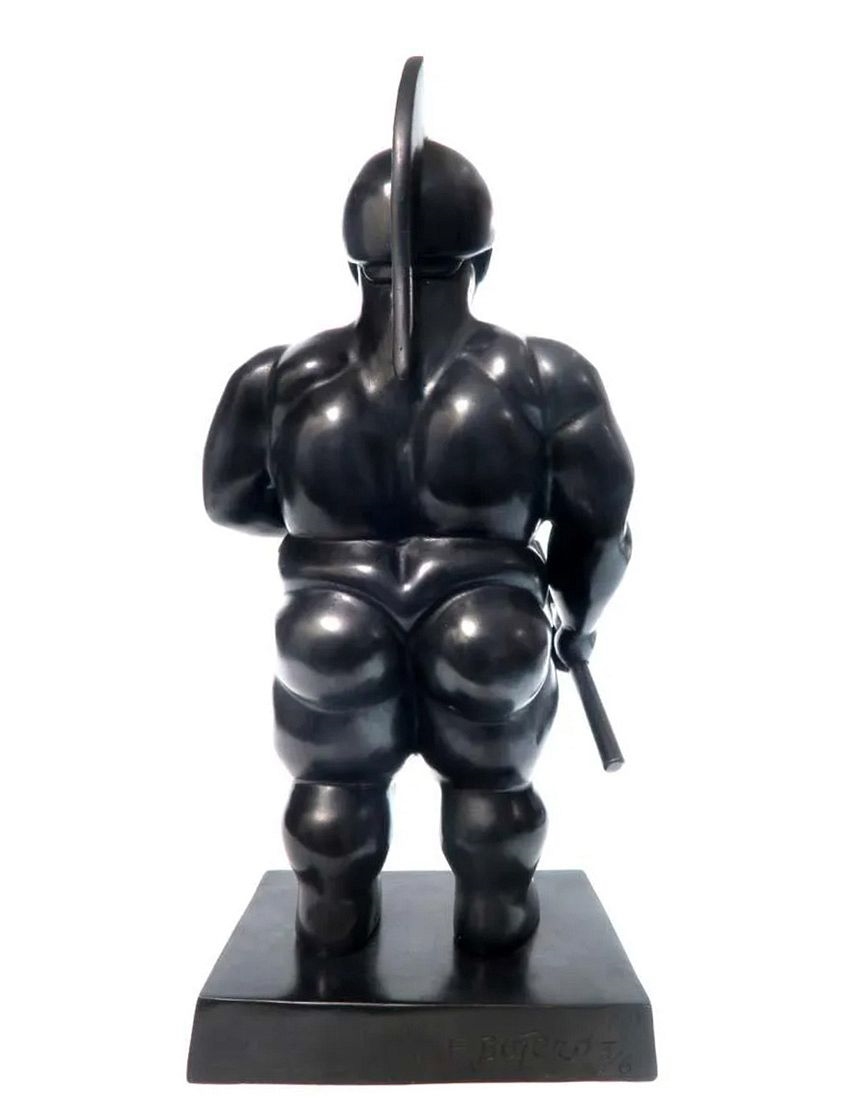 Fernando Botero | FERNANDO BOTERO BRONZE GLADIATOR SCULPTURE, SIGNED ...