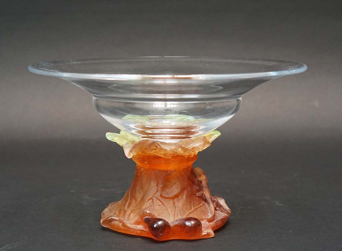 Daum Frères | A French Daum Nancy Crystal Compote Centerpiece, Signed ...