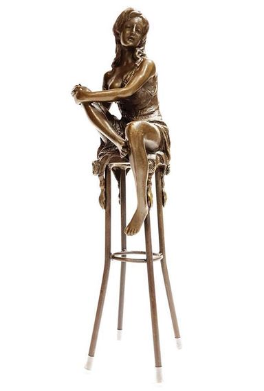 Pierre Collinet | Charlotte, A Bronze Figurine By Pierre Collinet ...