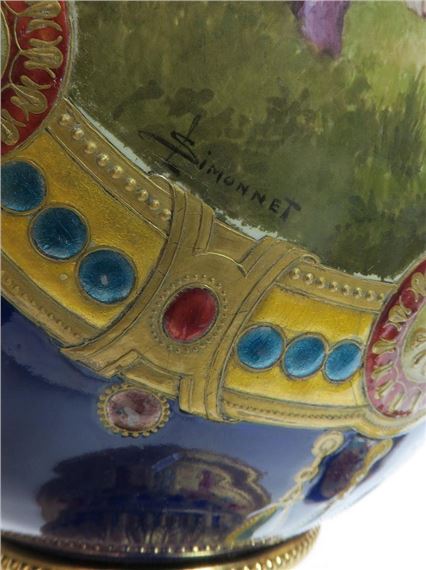 Lucien Simonnet | 35 Large French Sevres porcelain Vase by Simonnet ...