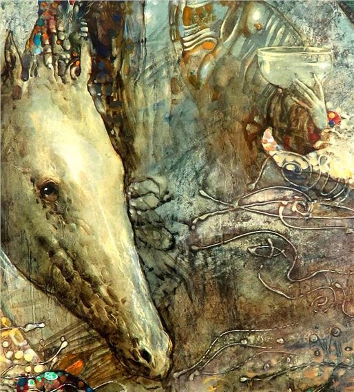Armen Gasparyan | 1966 Armen Gasparyan Abstrect Painting (1966) | MutualArt