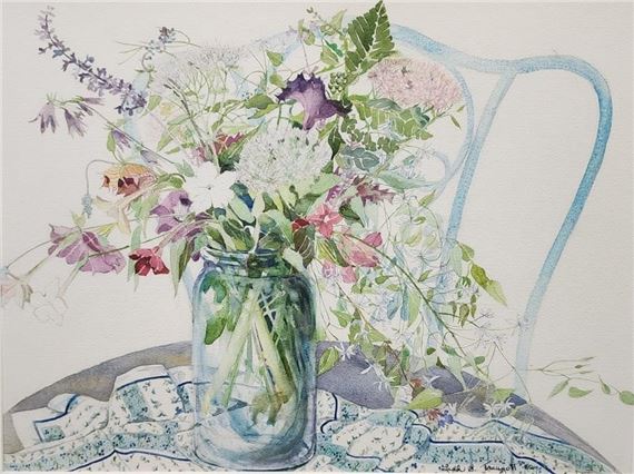 Leah Traugott | Leah Traugott 14x20 WC Still Life (1982) | MutualArt