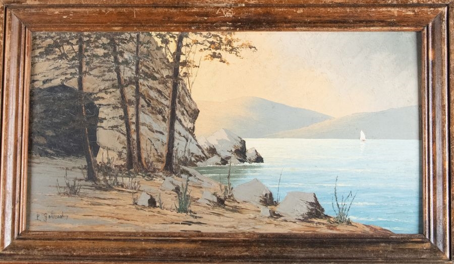 Paul Gobert | Le lac du Bourget et la grotte Lamartine | MutualArt