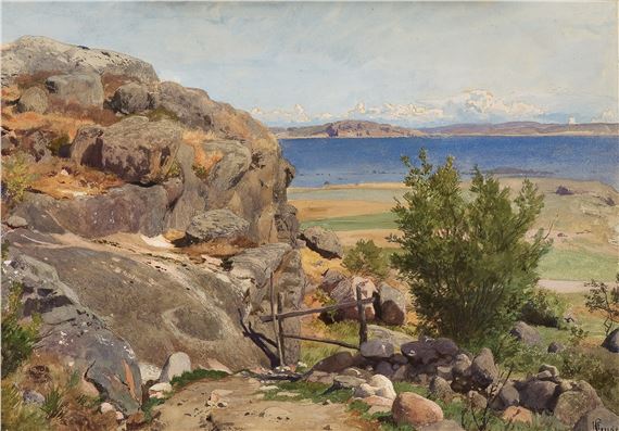 Hans Gude | Skjærgård | MutualArt