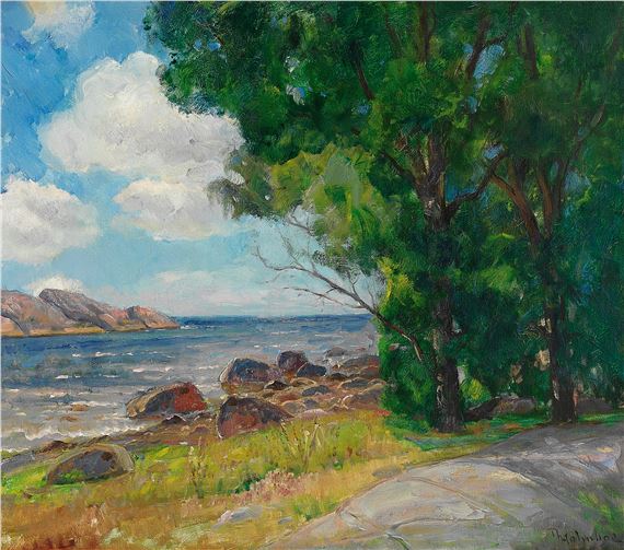 Thorolf Holmboe | Kystlandskap | MutualArt
