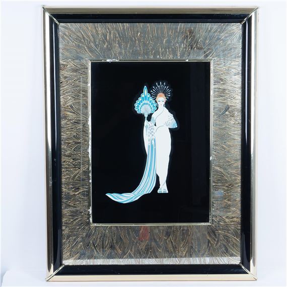 Erté | Large framed screenprint depicting Athena after Art Deco artist ...