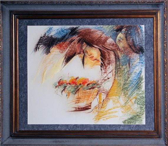 Hessam Abrishami | A painting by Hessam Abrishami, Signed (1951 ...