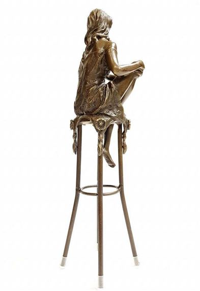 Pierre Collinet | Charlotte, A Bronze Figurine By Pierre Collinet ...