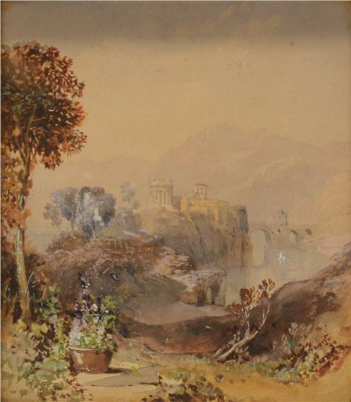 George Clarkson Stanfield | An Italian ruin | MutualArt