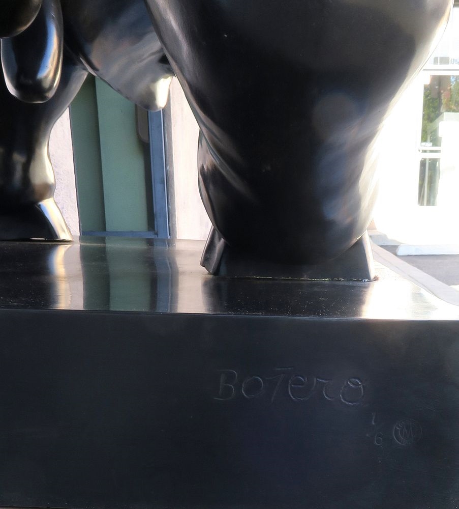 Fernando Botero | A Monumental BOTERO Fighting Bull Bronze Sculpture ...