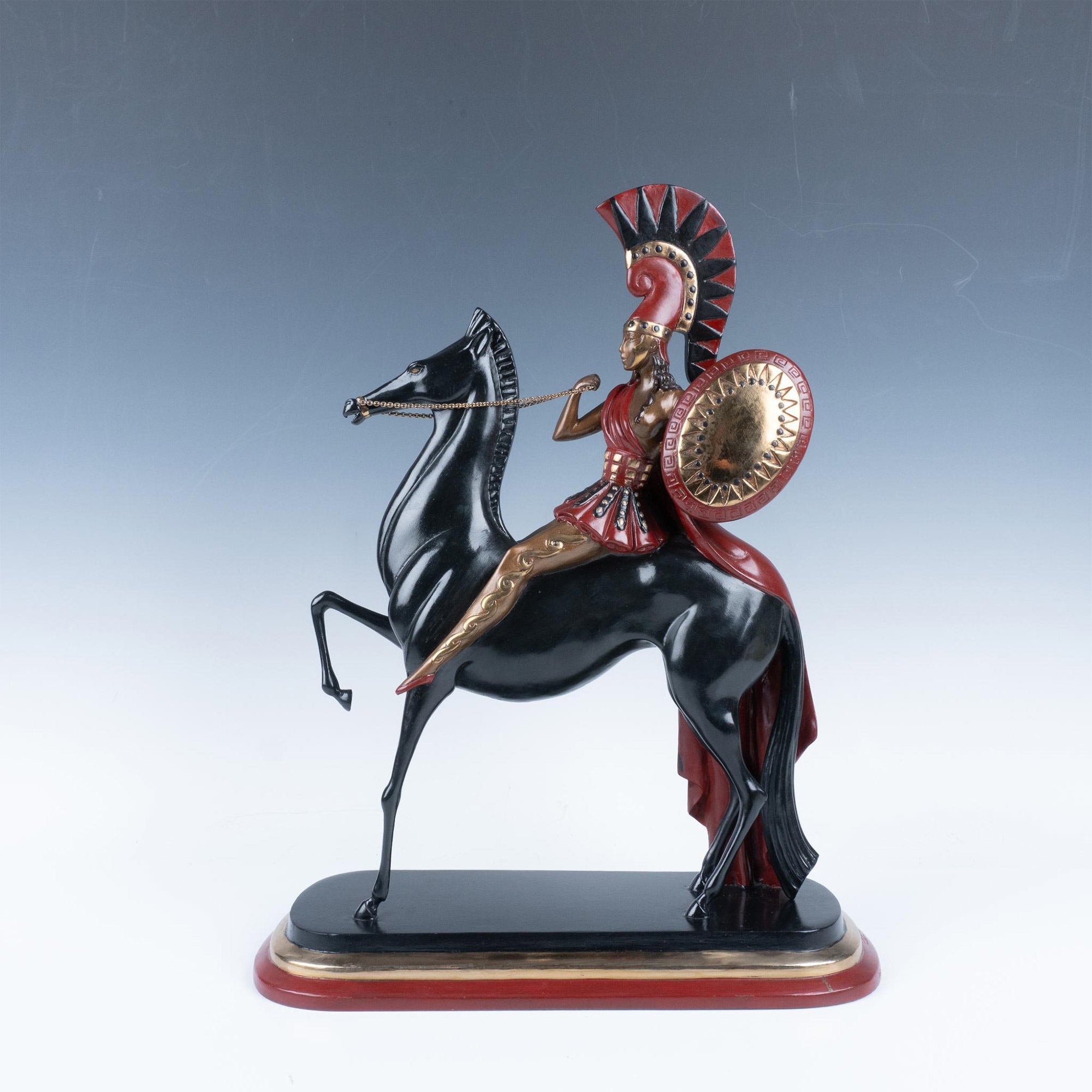 Erté | A stunning limited edition Art Deco bronze sculpture depicts a ...