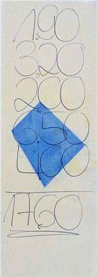 Jonathan Monk | Restaurant drawing (2019) | MutualArt