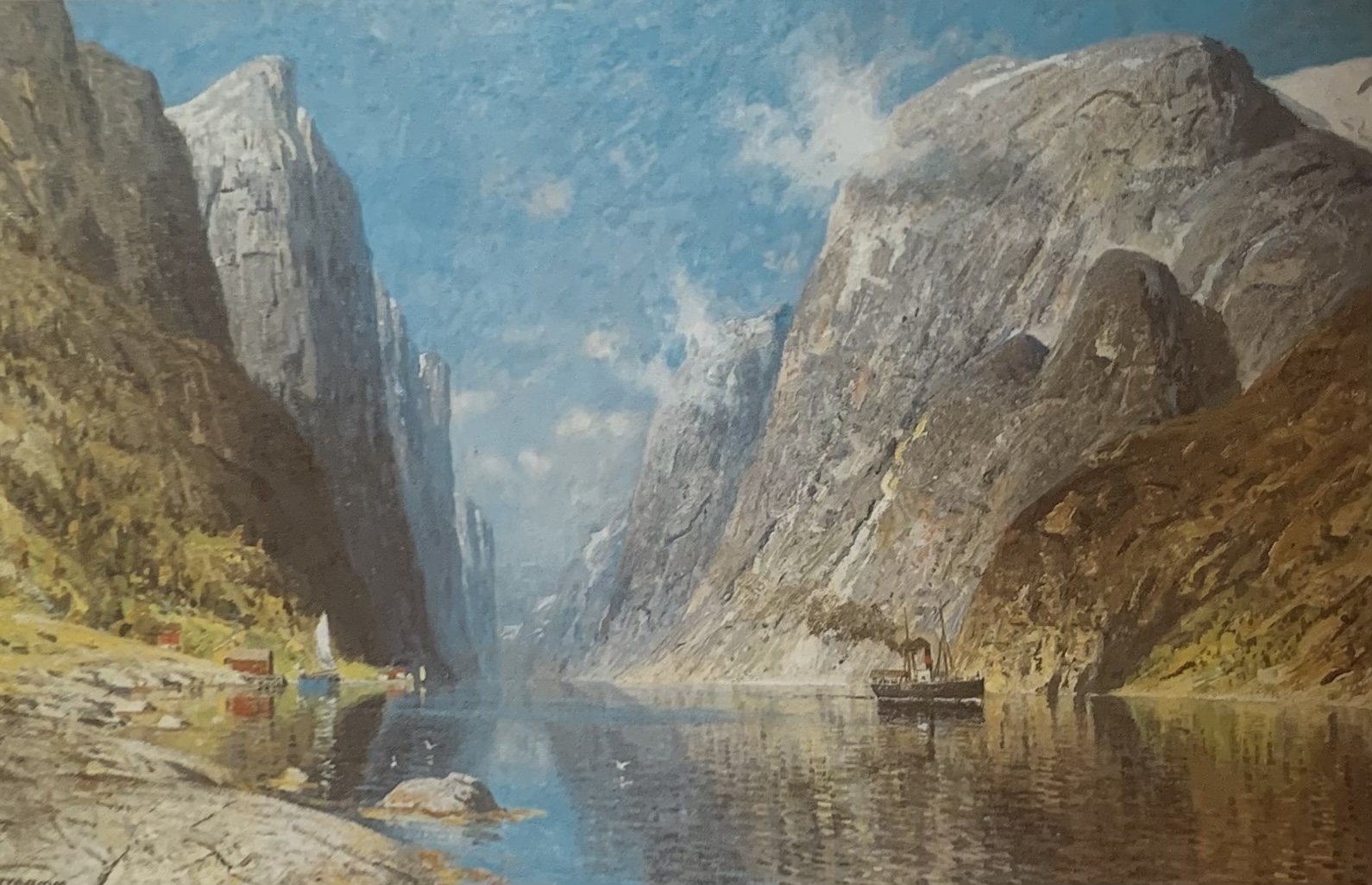 Eilert Adelsteen Normann | Fjordlandskap | MutualArt