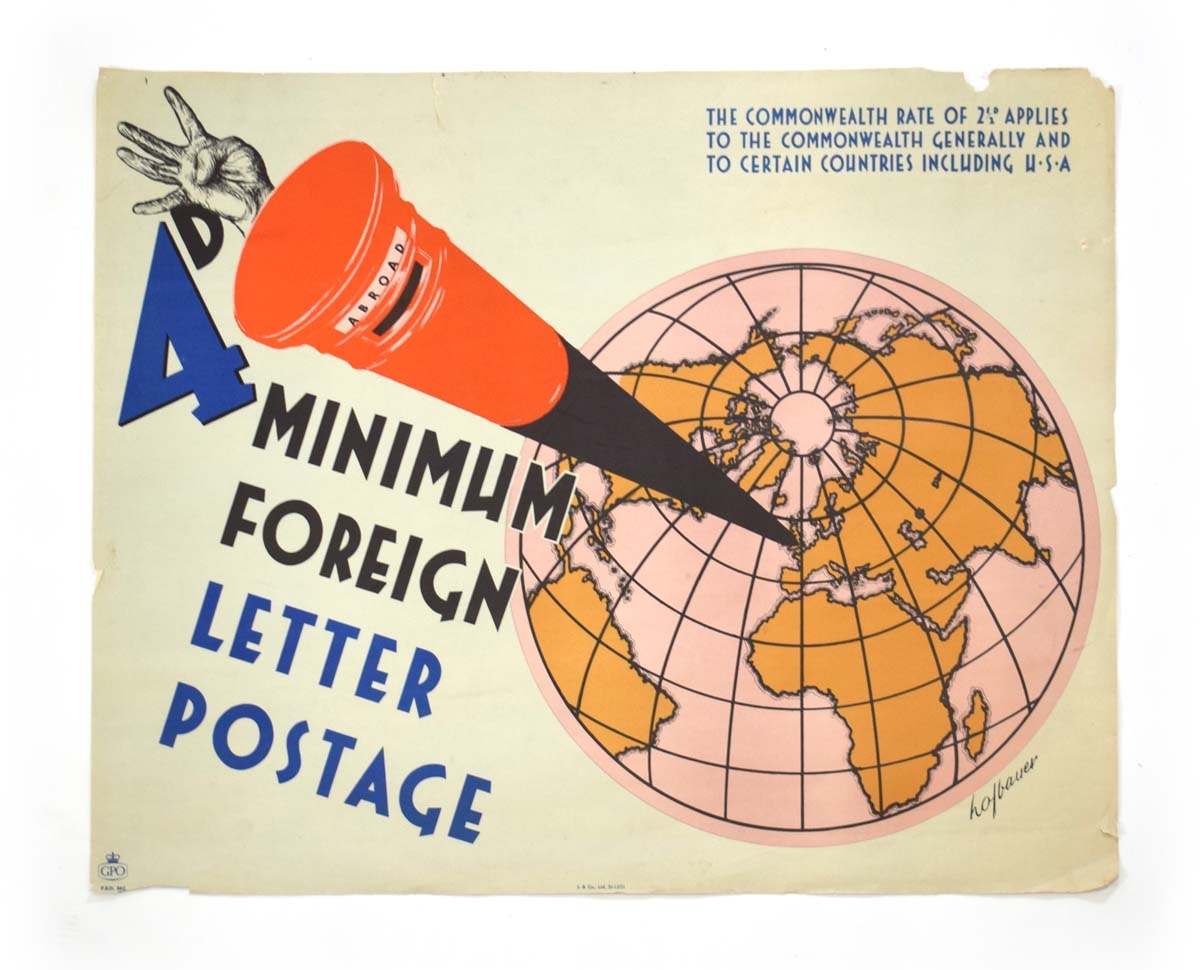 Imre Hofbauer | 4d Minimum Foreign Letter Postage (1936) | MutualArt