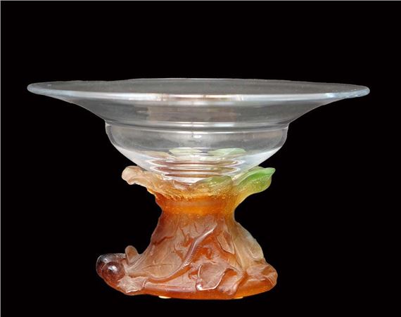 Daum Frères | A French Daum Nancy Crystal Compote Centerpiece, Signed ...